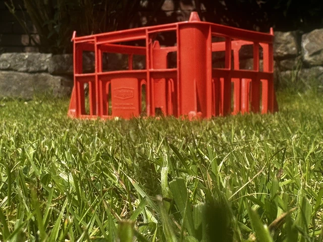 VINTAGE 1980S UNIGATE Dairies Orange Hard Plastic Milk Bottle Crate £20 ...