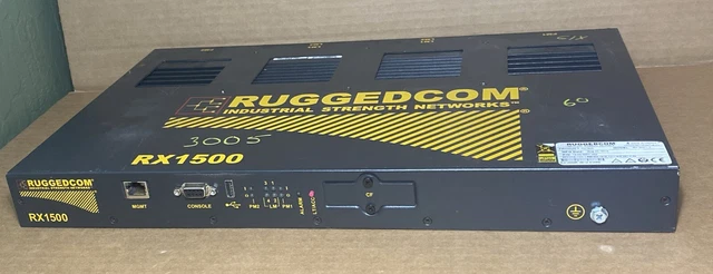SIEMENS RUGGEDCOM RX1500-L3 Industrial Network Ethernet Switch Router ...