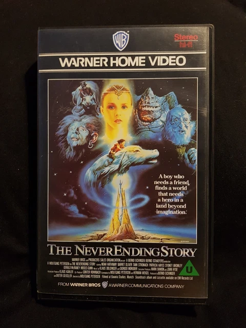 THE NEVER ENDING Story. VHS .BIG BOX..Warner Home 1984 rare £49.00 ...