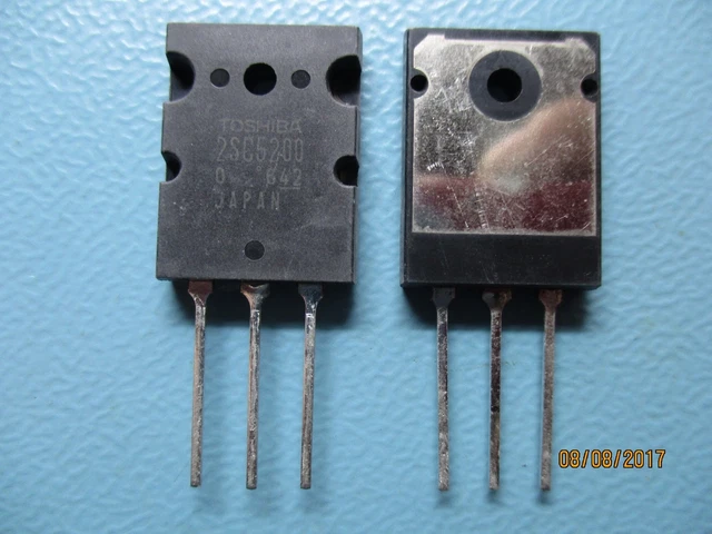 TRANSISTOR 2SC5200 (NPN) + 2SA1943 (PNP) / TO-3PL ( LA PAIRE ) EUR 6,00 ...
