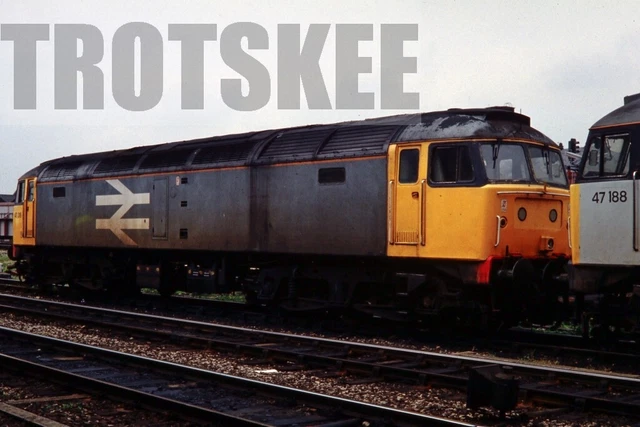 35MM SLIDE BR British Rail Diesel Loco class 47 47188 Circa 1986 ...