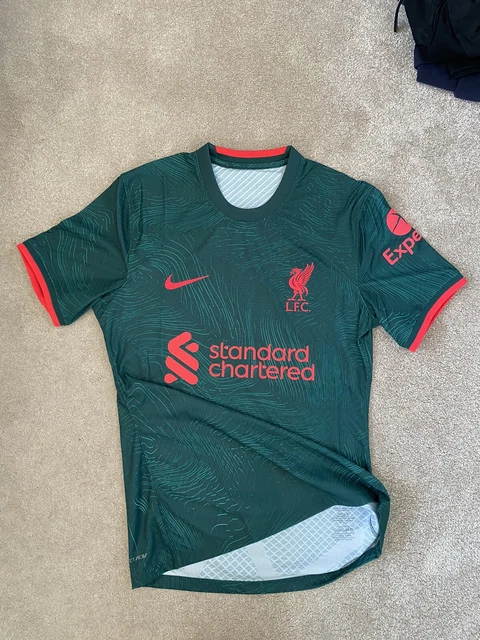 LIVERPOOL FOOTBALL SHIRT 2022 Elite Jersey Player Issue Printed 2023 ...