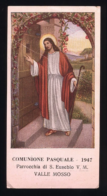 SANTINO -HOLY CARD COMUNIONE PASQUALE STRESA 1900 EUR 5,00 - PicClick IT