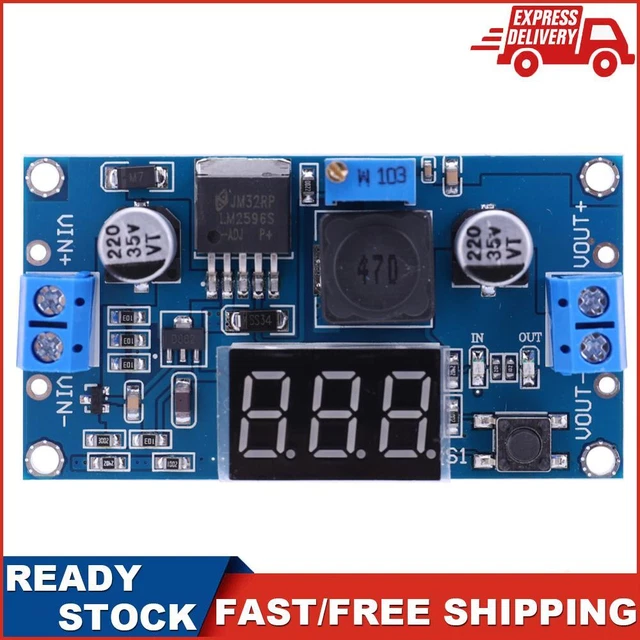LM2596 DC-DC STEP-DOWN Module With Display Power Supply Module 3A Buck ...
