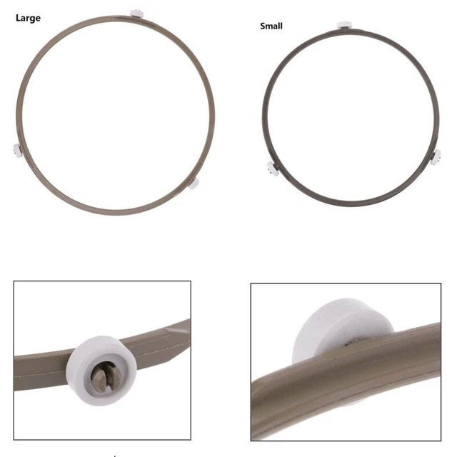 MICROWAVE GLASS TURNTABLE Bracket Base Tray Rotate Ring Support Roller ...