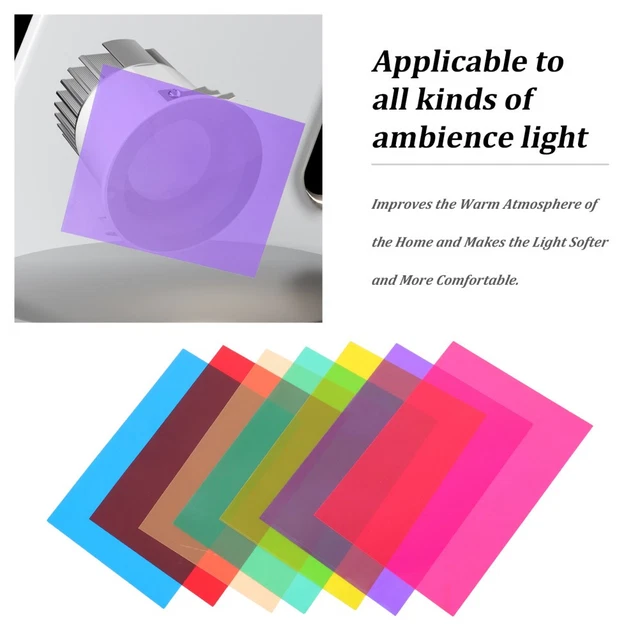 7 PCS AMBIENT Light Diaphragm Color Film for Filters Photography $25.06 ...