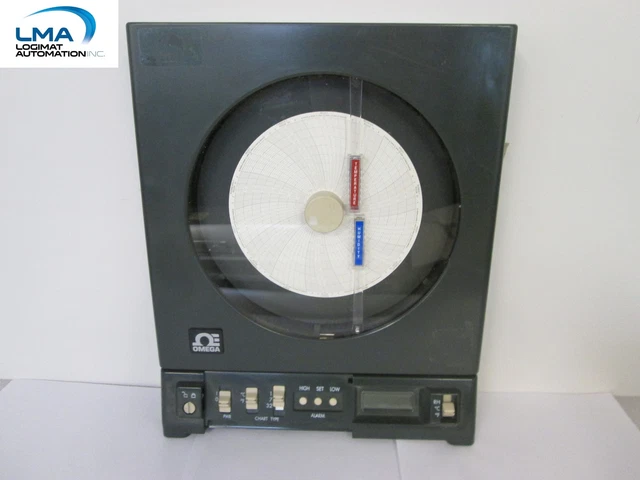 OMEGA ENGINEERING CT Circular Temperature Humidity CHART RECORDER NO ...