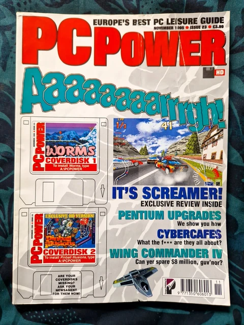 VINTAGE PC POWER Magazine Issue 23 November 1995 retro rare collectible ...