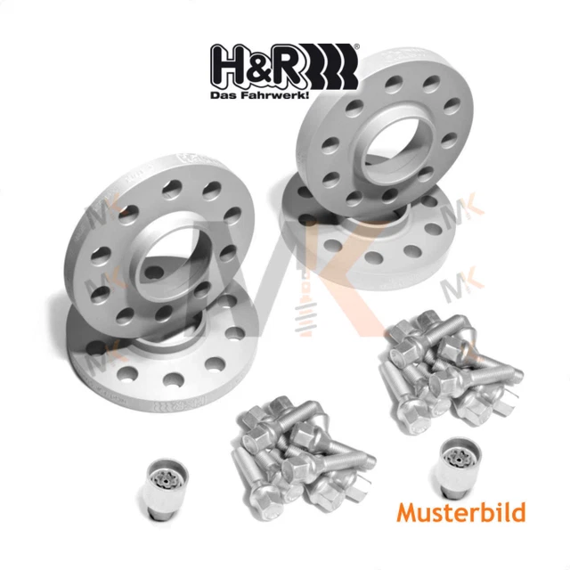 H&R DES PLATINES Avant 10mm, E. Ar.40mm pour VW Phaeton 3D1 3D2 3D3 3D4 ...