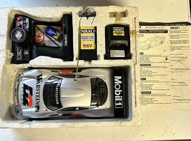 MERCEDES BENZ CLK GTR NIKKO Remote Control Car RPC-14687/2 1/14 Scale ...