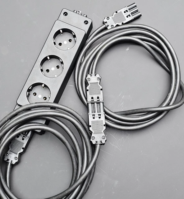 AH MEYER NETBOX-POWER Module 3-fach Steckdose / Wieland-Stecker - GUT ...