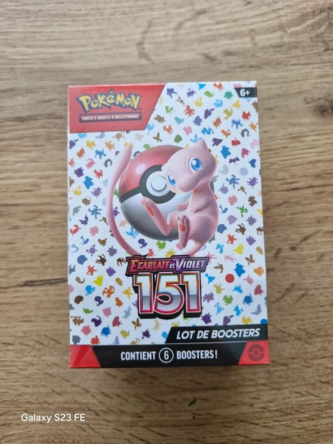 BUNDLE 151 POKÉMON 6 Boosters EV3.5 Pokémon 151 Neuf Scellé FR EUR 89 ...