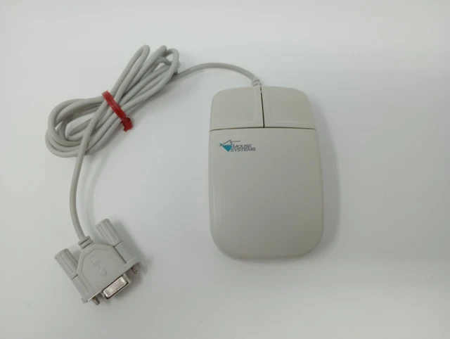 MOUSE SYSTEMS 2B Mouse! (Versión Serie PNP) Ratón Vintage 2 Botones Windows 95 EUR 16,75 ...