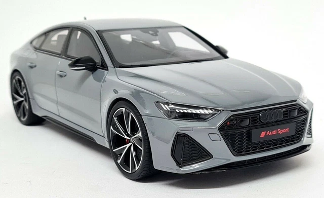 GTSPIRIT 1/18 - Audi RS7 Sportback C8 2020 Nardo Grey Resin Scale Model ...