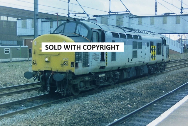 RAILWAY / TRAIN Negative 35mm BR Loco Class 37 37698 Sold with ...