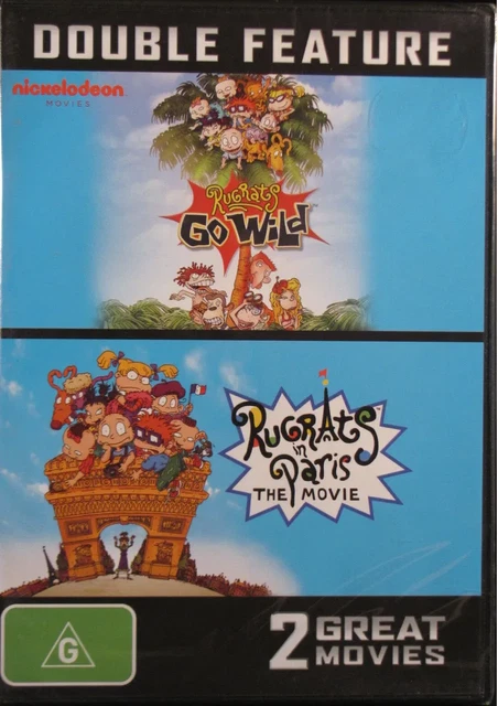 RUGRATS GO WILD & In Paris Double Feature DVD Movie | Region 4 | New ...