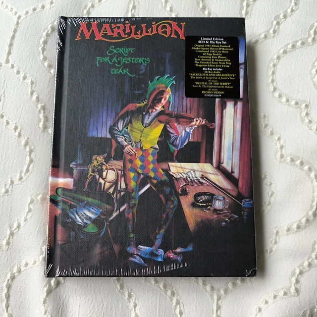 NEW MARILLION SCRIPT for a Jester's Tear Deluxe Edition 4 CD & Blu-ray ...