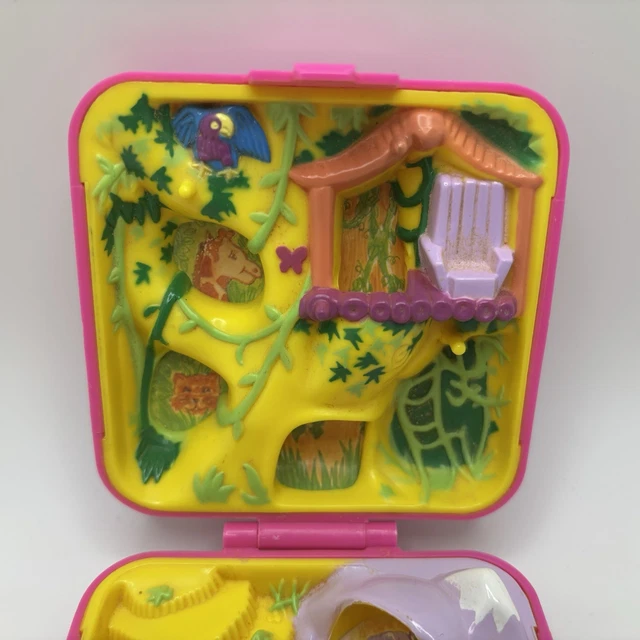 POLLY POCKET VINTAGE 1989 Wild Zoo World Compact Bluebird Toys ...