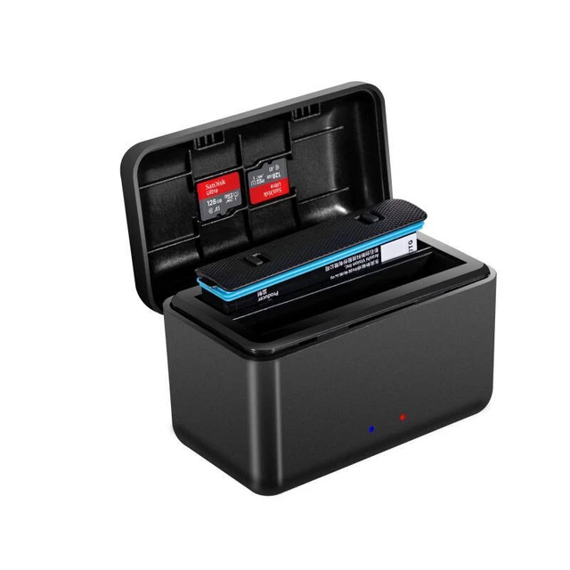 FOR INSTA360 X4 Camera Type-C Battery Charging Box Dock Storage Charger ...