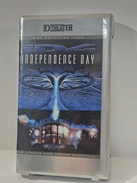 INDEPENDENCE DAY D-VHS High Definition HD Digital D-Theater 2002 20th ...