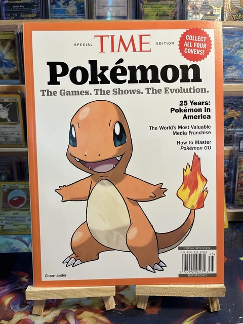 TIME SPECIAL EDITION Pokémon Magazine 25 Years Charmander Cover Master ...