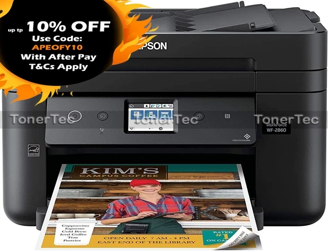EPSON WORKFORCE WF-2860/WF-2960 Wireless 4in1 Multifunction Inkjet ...