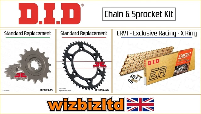 HUSABERG FC400 4 Speed 2000-2001 [Motorcycle DID Gold ERVT Chain ...