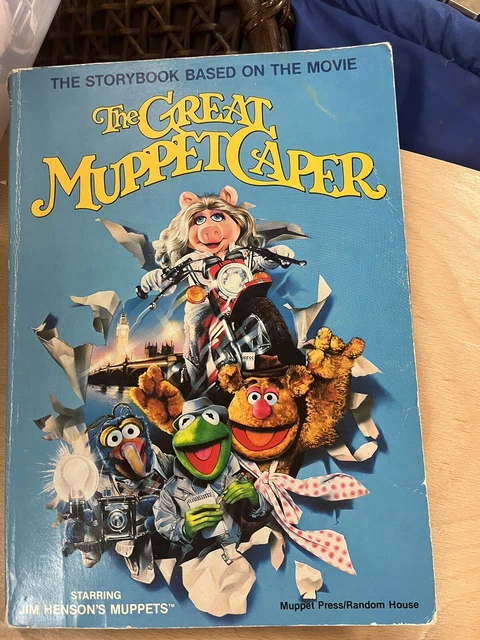 THE GREAT MUPPET CAPER Movie Storybook (1981) Random House color SC £19 ...