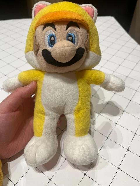 OFFICIAL NINTENDO SUPER Mario 3D World Cat Mario Plush - San-Ei 2014 ...