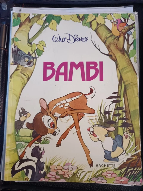 LIVRE WALT DISNEY Bambi 1979 - Rare - Bel Album EUR 1,00 - PicClick FR