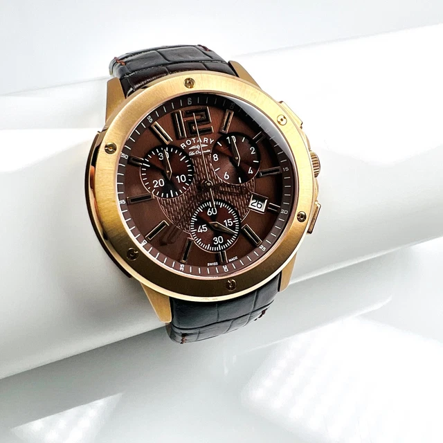 ROTARY R&CO LES Originales Swiss Made Quartz Chronograph Watch ...