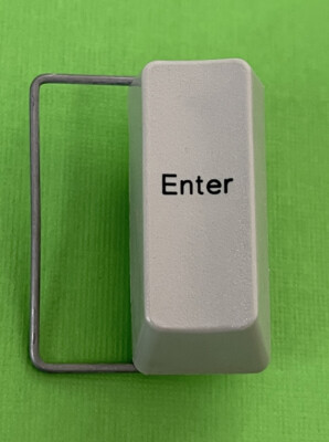 IBM MODEL M KeyCap - NumPad "Enter" Key Cap w/ Bar Stabilizer - Rare £ ...