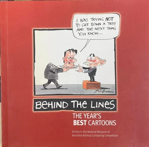 BOOK BEHIND THE Lines The Years Best Cartoons $13.95 - PicClick AU