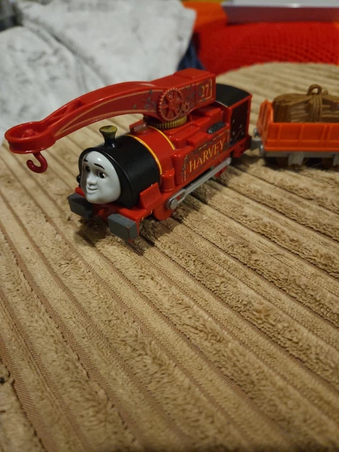 THOMAS THE TANK Engine Trackmaster Harvey And Chipper By Mattel ...