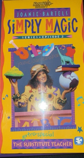 JOANIE BARTELS SIMPLY Magic Series Episode 2 The Substitute Teacher VHS Sealed £23.65 - PicClick UK