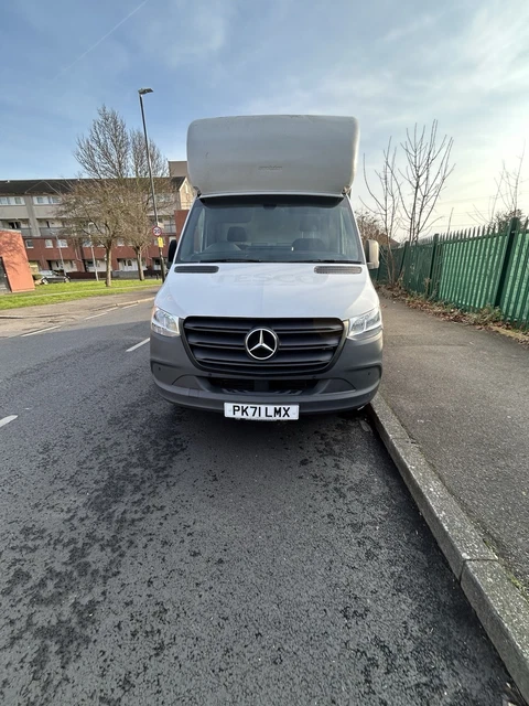 MERCEDES SPRINTER 2021 Luton Van With Tail Lift 134000 Miles Euro 6 £ ...