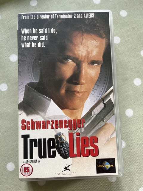 TRUE LIES ON VHS Video Cassette Tape £0.99 - PicClick UK