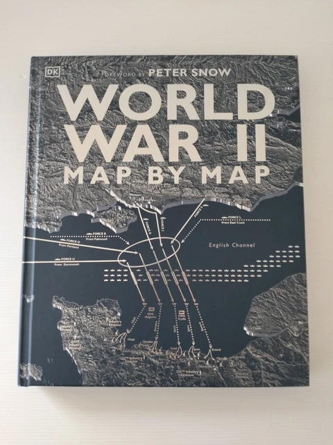 WORLD WAR II Map by Map by DK (English) Hardcover Book EUR 59,42 ...