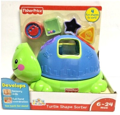 FISHER PRICE TURTLE Shape Sorter 6~24 mnth Toy - MIB £15.09 - PicClick UK