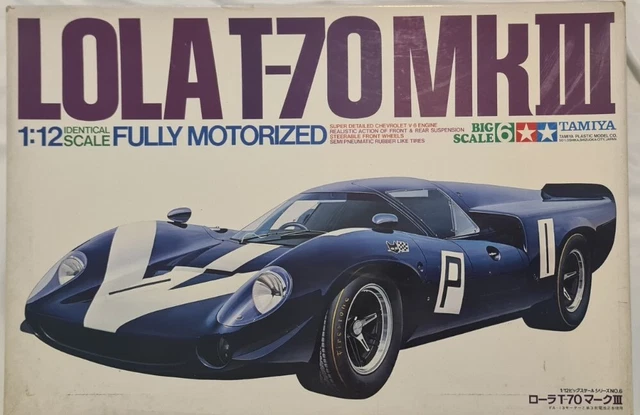 TAMIYA 1:12 BIG Scale Lola T70 MkIIII Model Kit $265.00 - PicClick AU