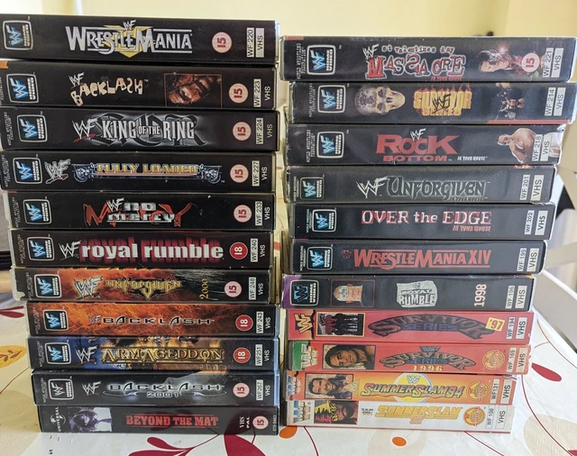 22 WWF VHS Tapes 1992-2001 Free Postage £65.00 - PicClick UK