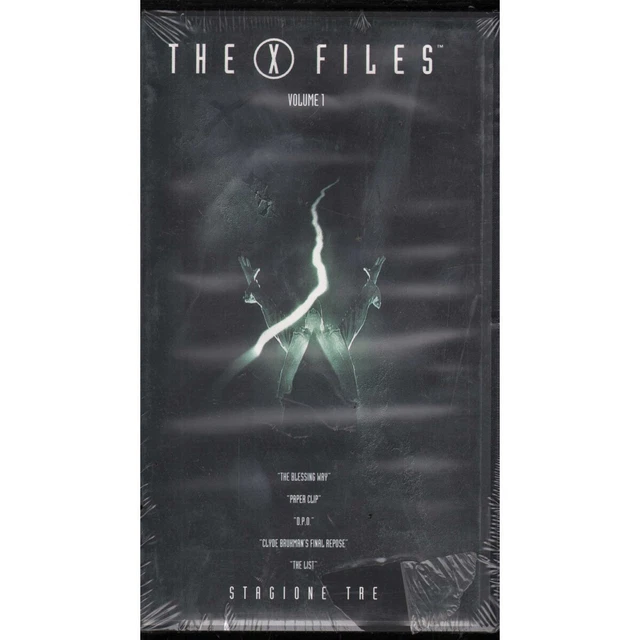 THE X FILES: Season Three Vol.1 VHS Chris Carter Univideo - 04100SA ...
