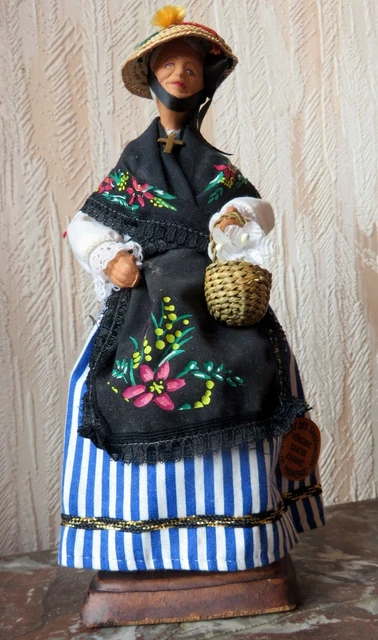 &LA NIÇOISE& DE la série des "Santons Yolande France" véritable santon ...