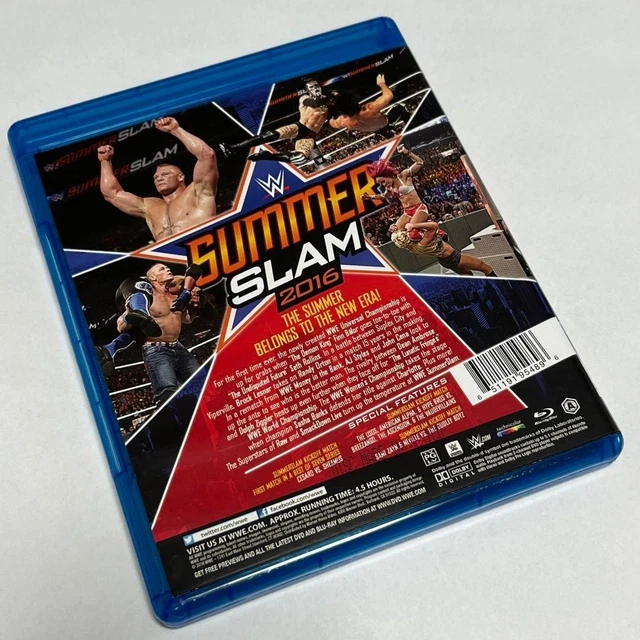 WWE SUMMERSLAM 2016 Blu-ray No Japanese Subset Used WWE Wrestling 2016 ...