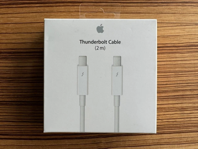 ORIGINAL APPLE THUNDERBOLT 2 Kabel, 2m, weiß | Model A1410 EUR 35,00 ...