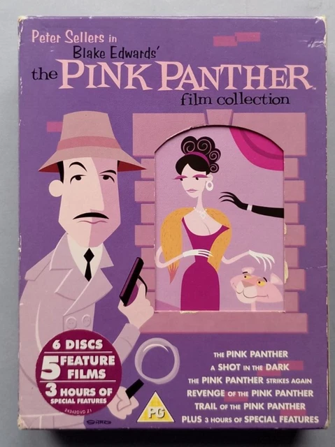 DVD BOX SET: "The Pink Panther Film Collection" 2004, cert PG, 5 films ...