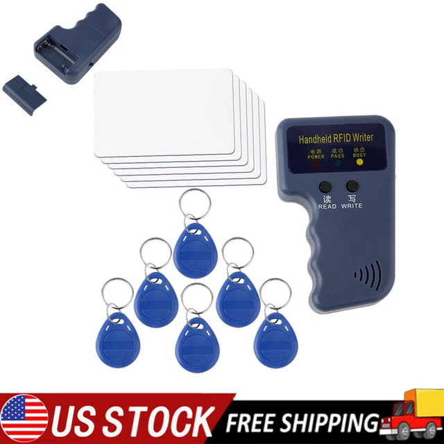 HANDHELD RFID ID-CARD Copier Key Reader Writer Duplicator 125KHz Cloner ...