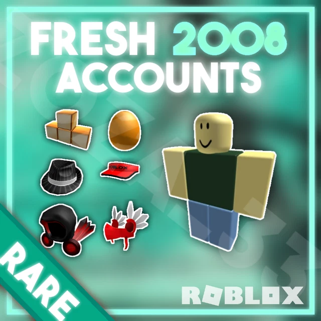 ROBLOX 2008 + Bonus Item + Unverified + Chance of Rare Item! $24.99 ...