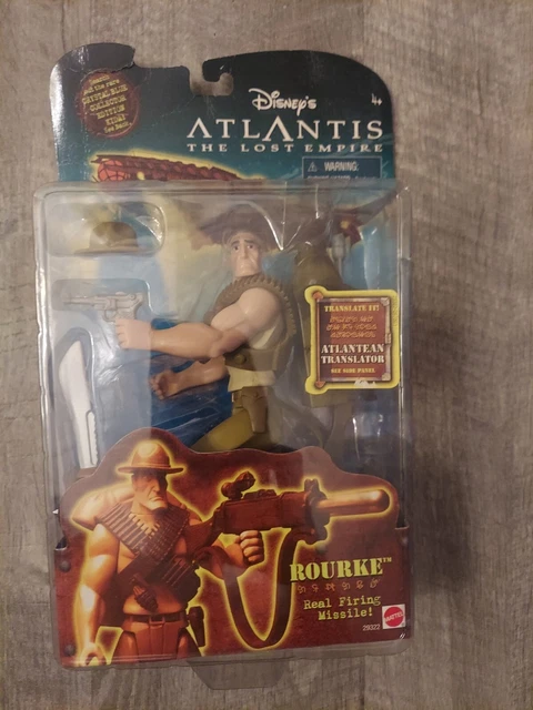 @ MATTEL DISNEY'S ATLANTIS THE LOST EMPIRE ROURKE Atlantis figurine ...