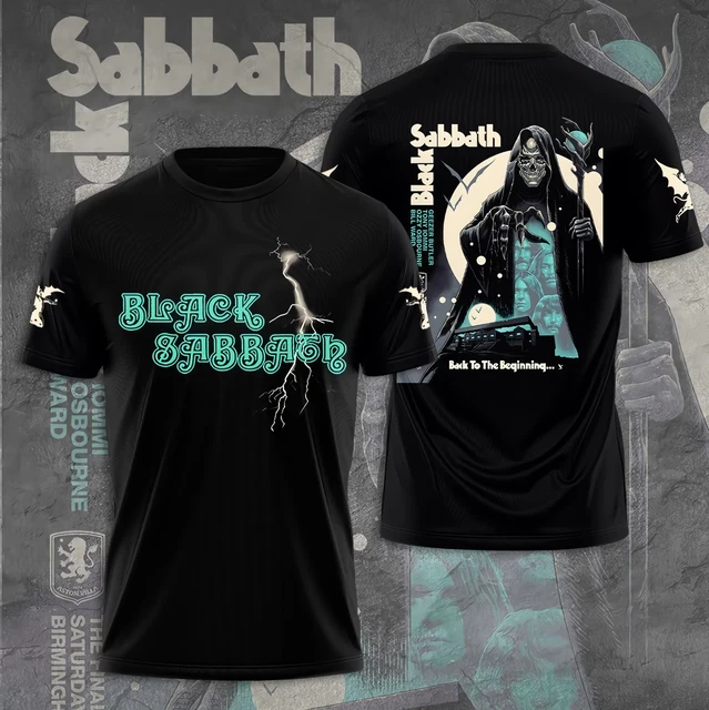 BLACK SABBATH BACK To The Beginning Tour 2025 3D T-Shirt £25.78 ...